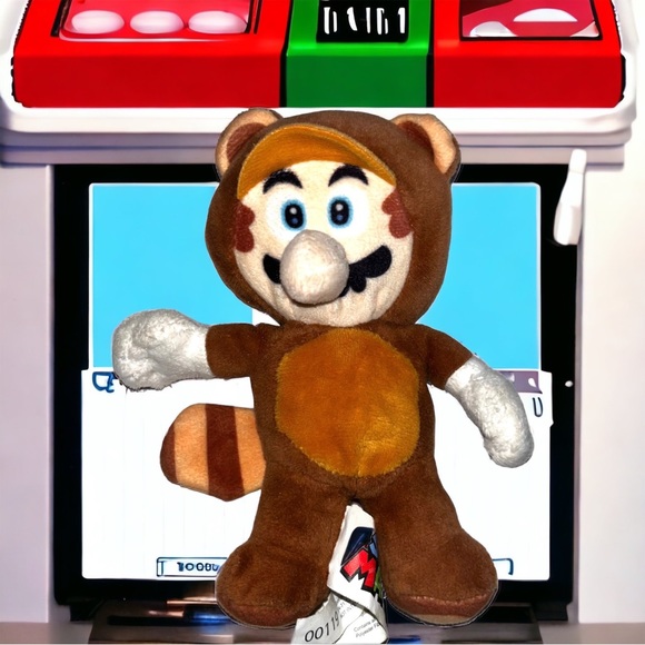 Toys | Nintendo World Of Nintendo Tanooki Mario Plush Doll Stuffed Toy ...